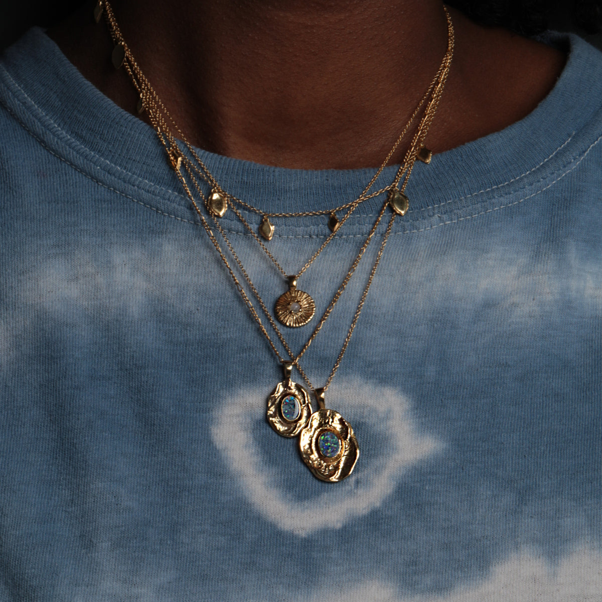 Opal Heart Necklace EPiC Jewelry