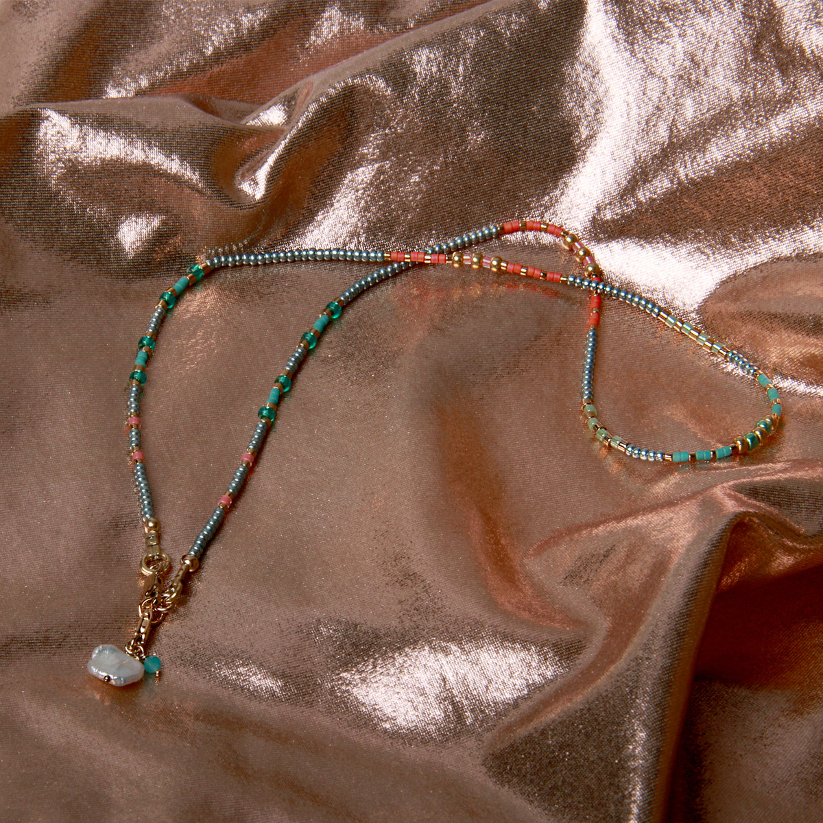Sweet Candy Necklace Aqua – EPiC Jewelry